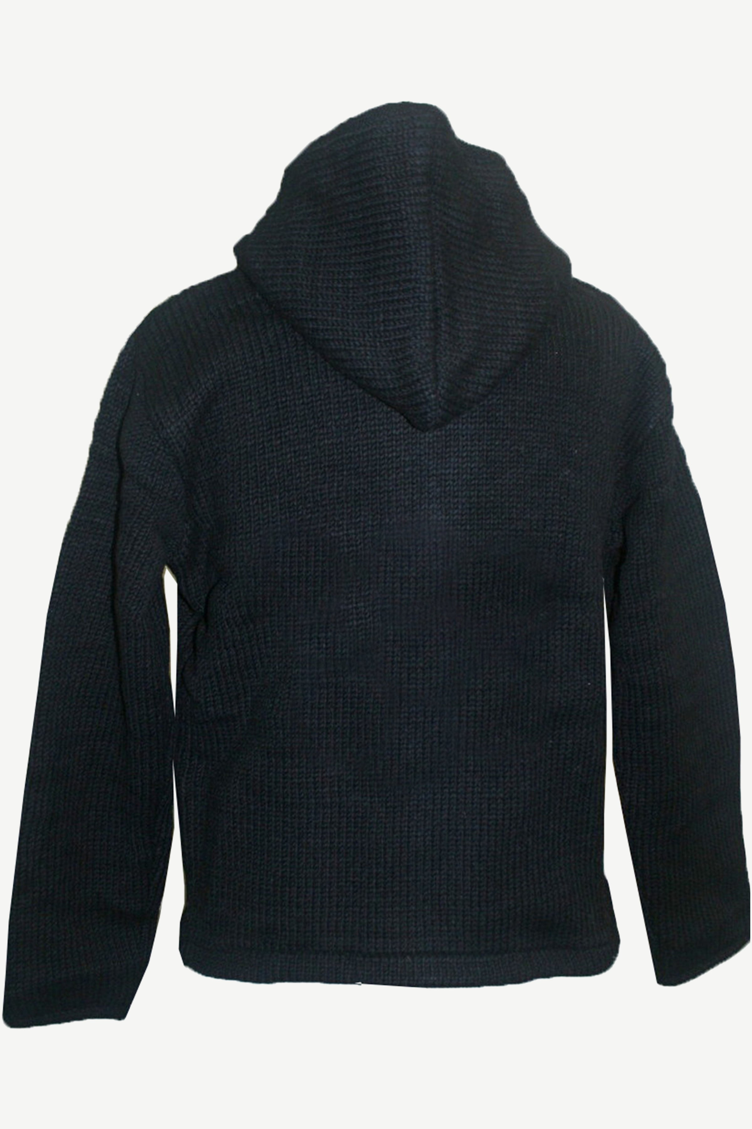 UF 1 Himalayan Unisex Lamb's Wool Warm Fleece Hoodie Sweater Coat Jack ...